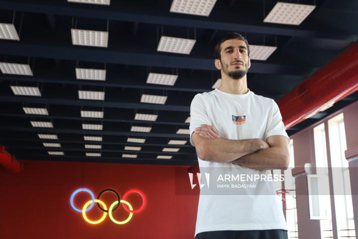 Armenian Greco-Roman Wrestler, 2025 World Championship bronze medalist ...
