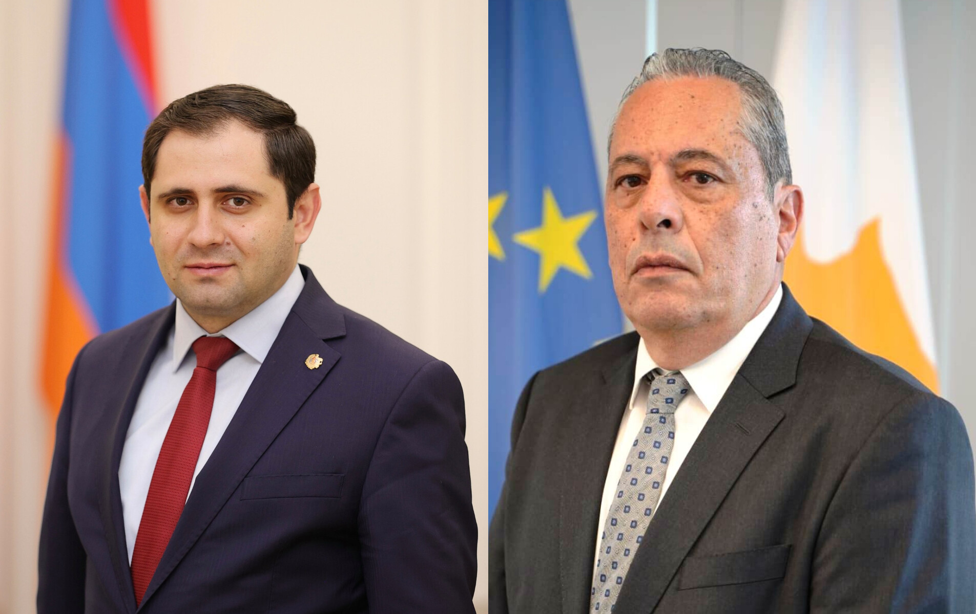 Suren Papikyan had a telephone conversation with Vasilis Palmas ...
