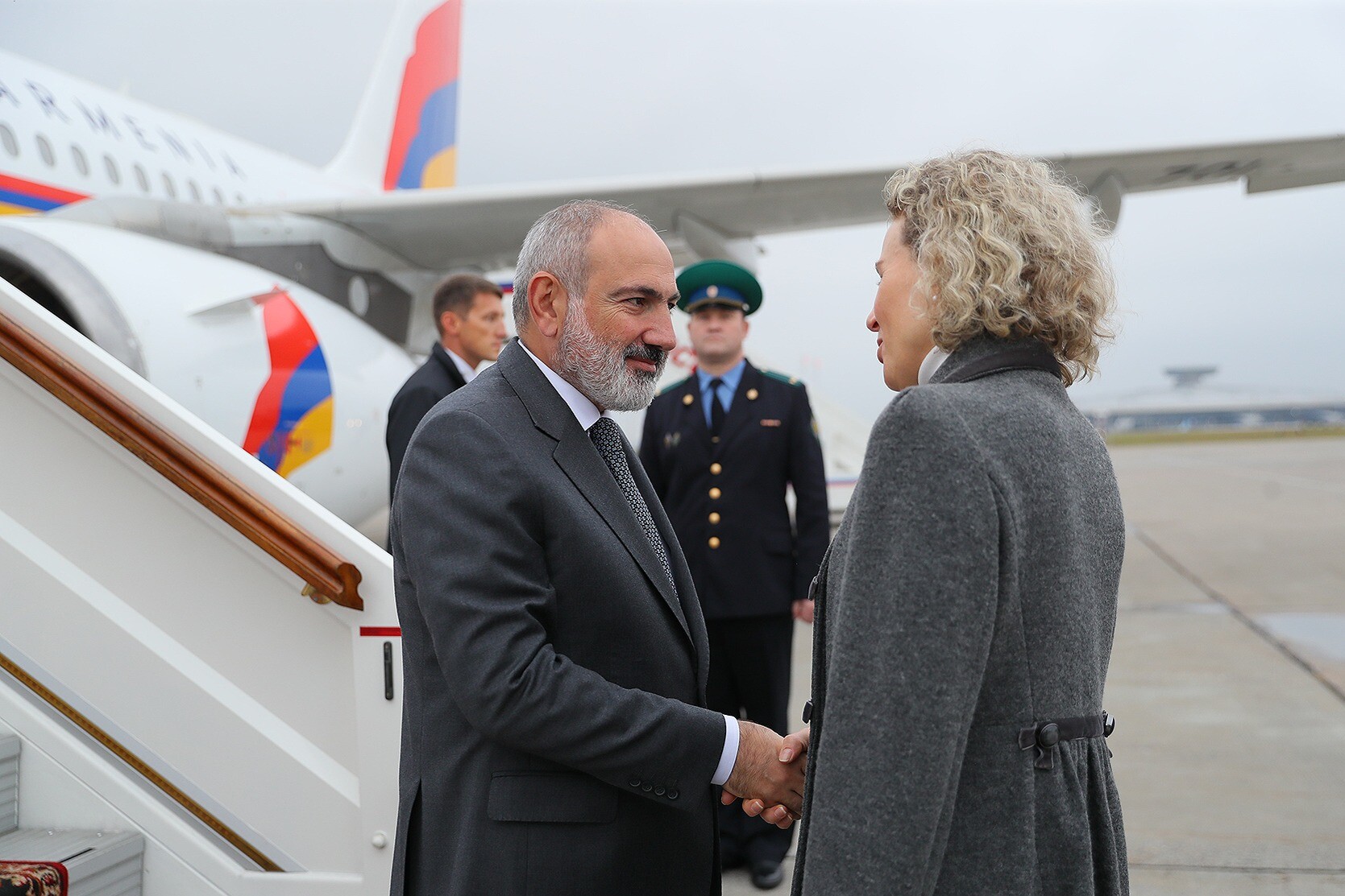 Prime Minister arrives in Russia on a working visit - ARMENPRESS ...