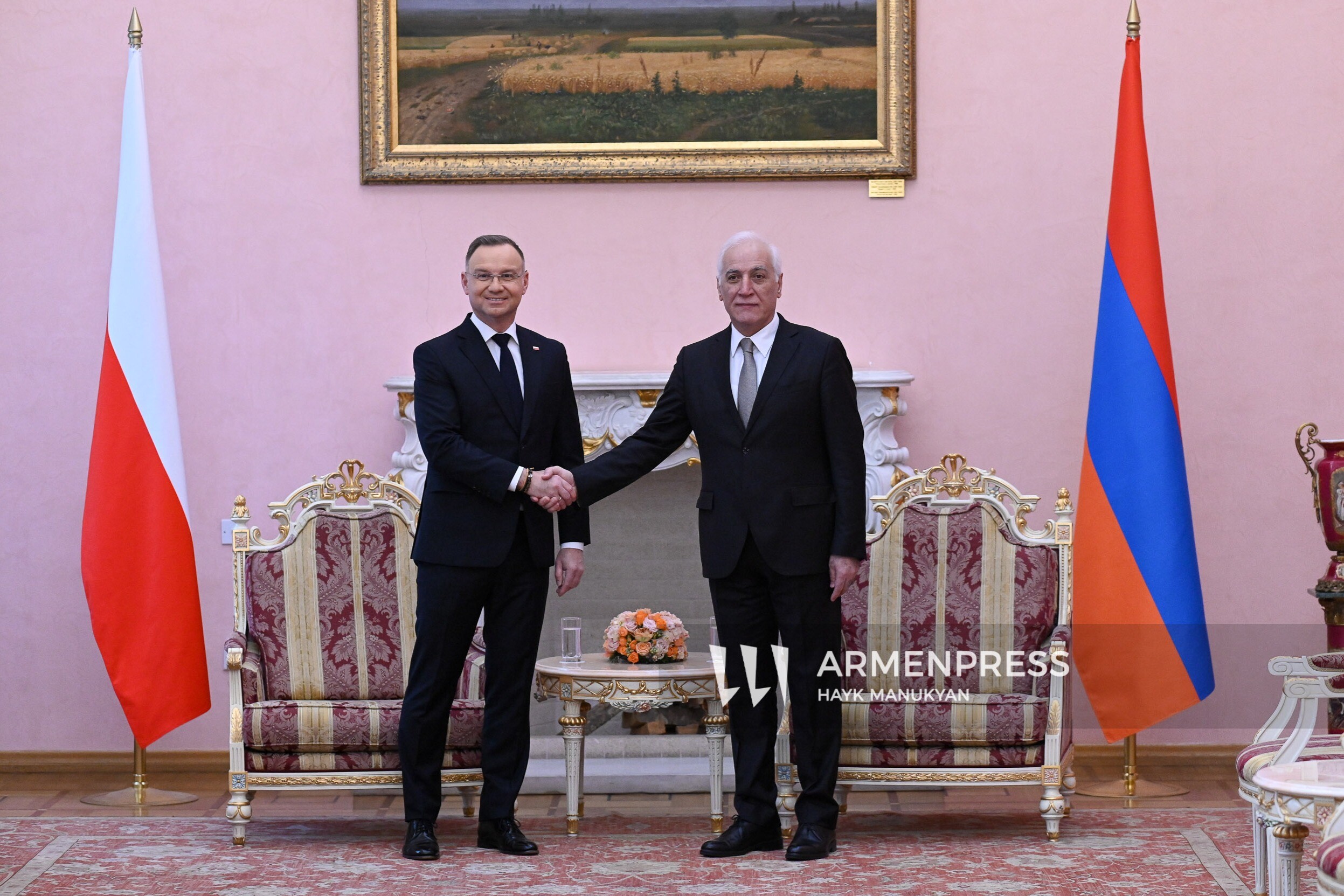 Armenian President meets with visiting Polish counterpart - ARMENPRESS ...