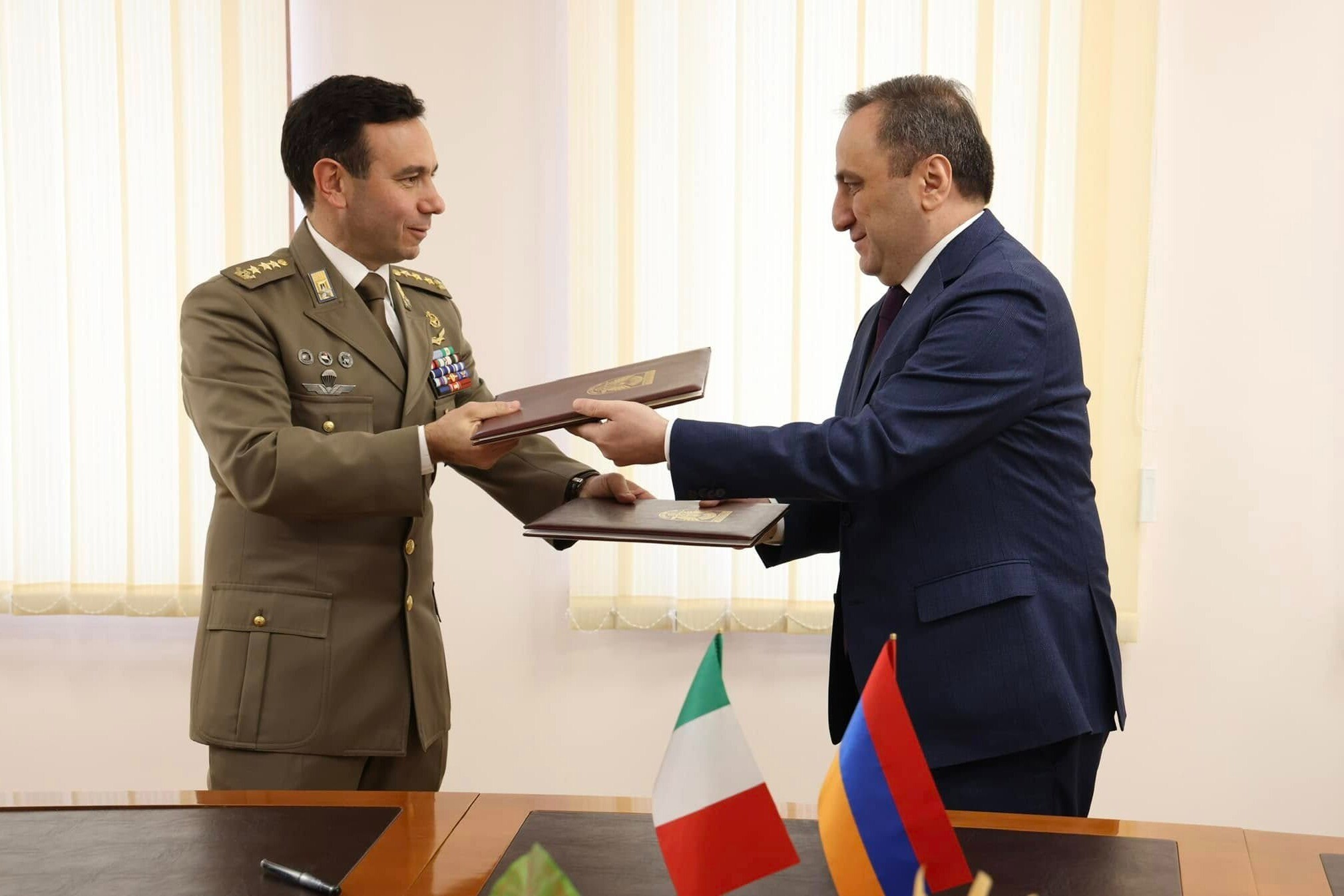 2025 Armenia-Italy Defense Cooperation Plan signed in Yerevan ...