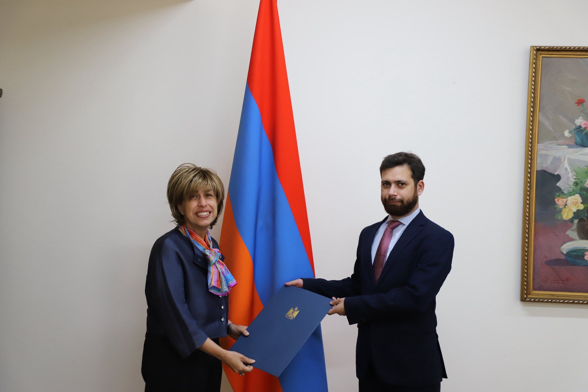 Egypt's new ambassador presents copy of credentials to Armenian Deputy FM - ARMENPRESS Armenian ...