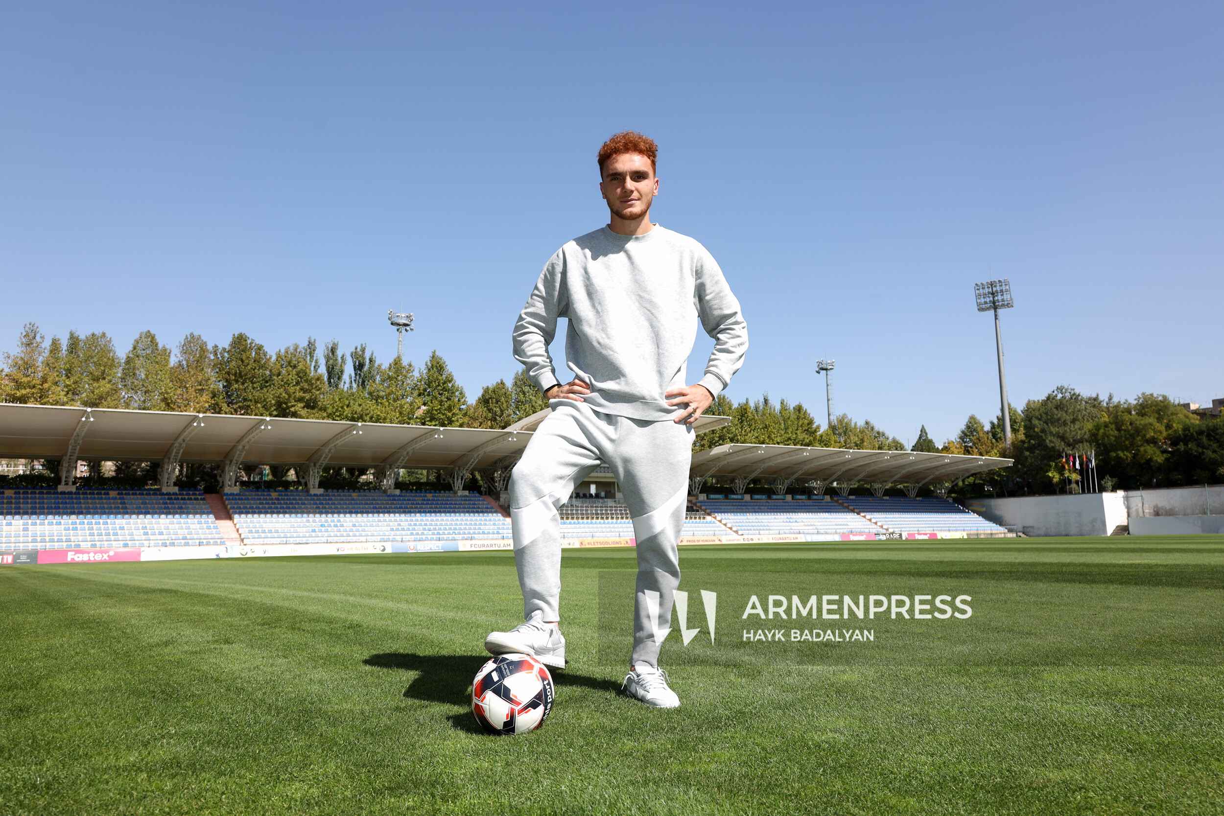 Erik Piloyan, defender of Urartu FC and Armenian national football team ...