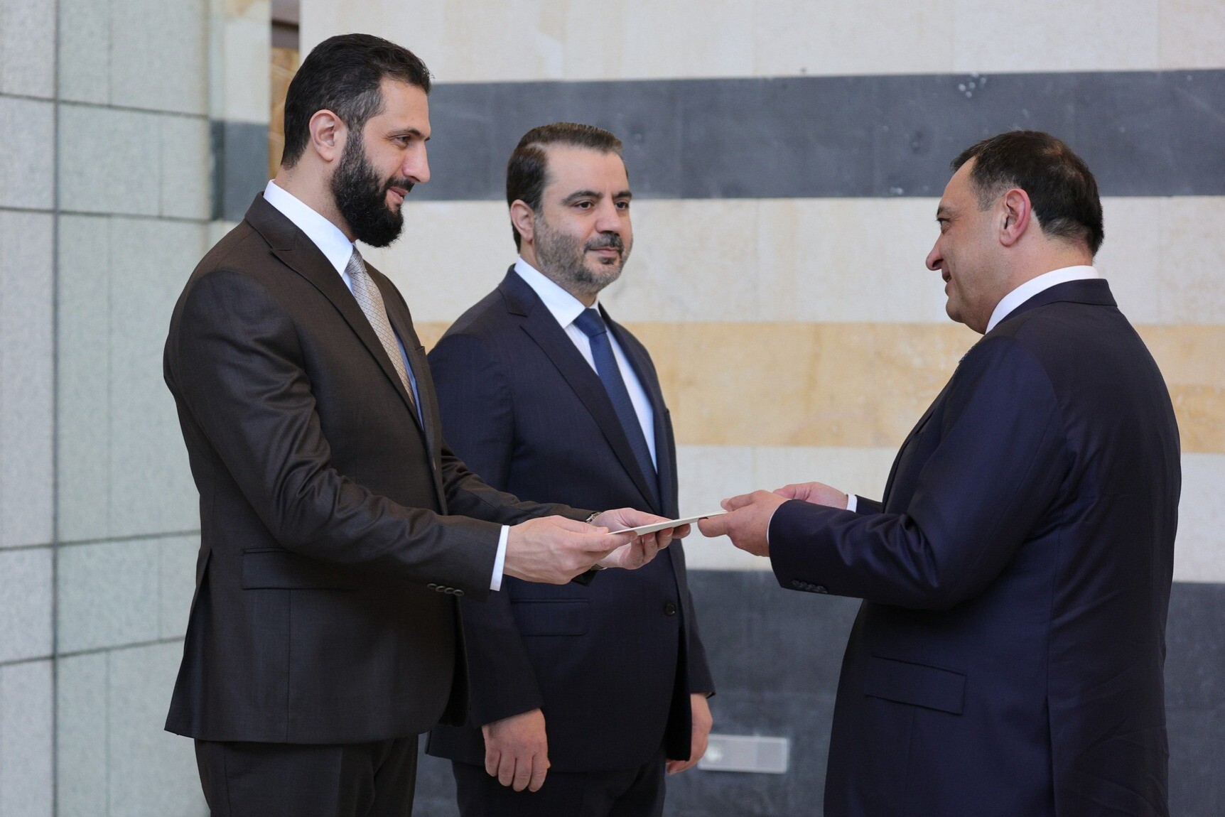 Armenian Ambassador presents credentials to Syrian President Ahmed al-Sharaa - ARMENPRESS ...