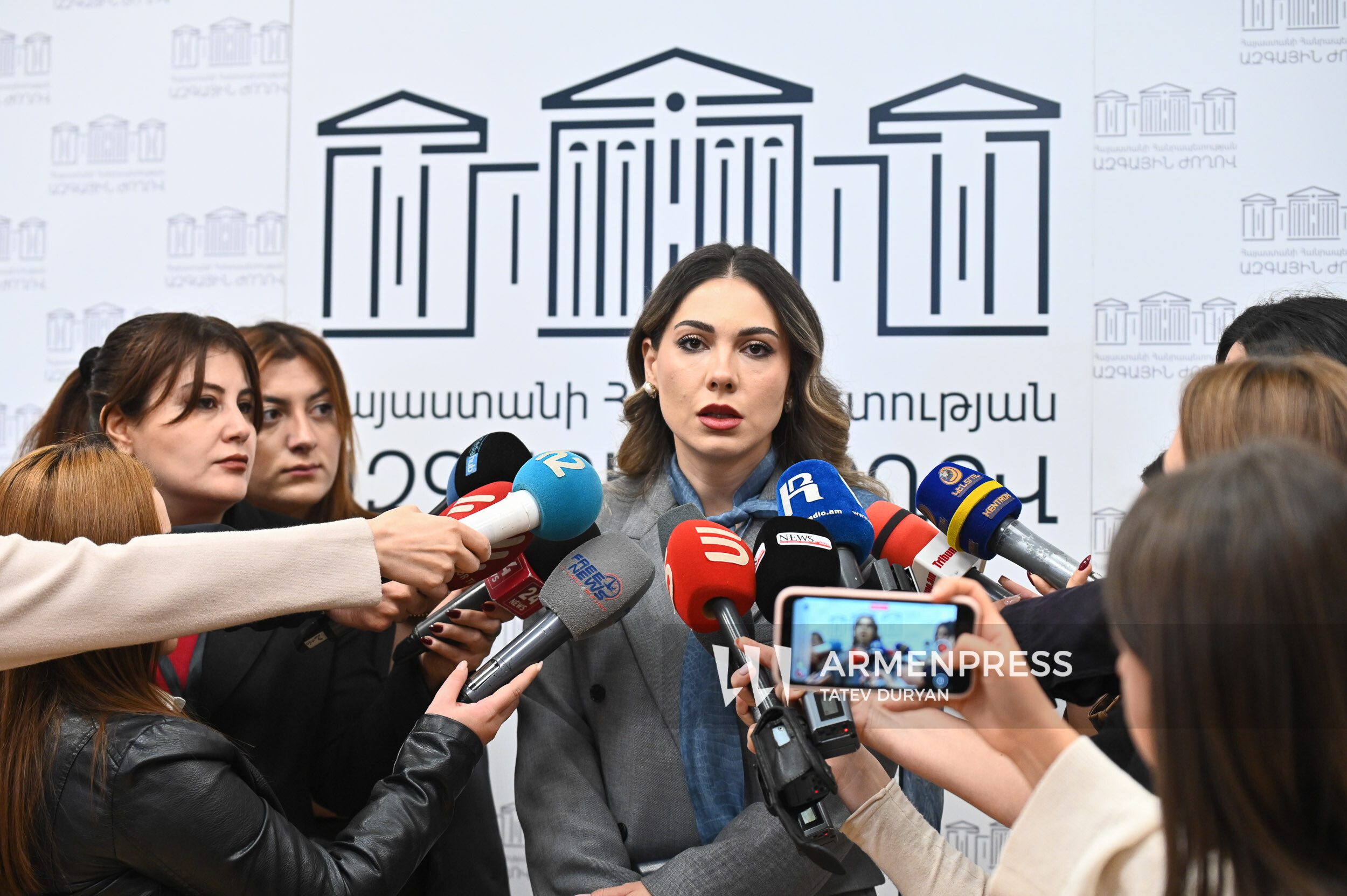 Justice Minister Srbuhi Galyan’s press briefing - ARMENPRESS Armenian ...