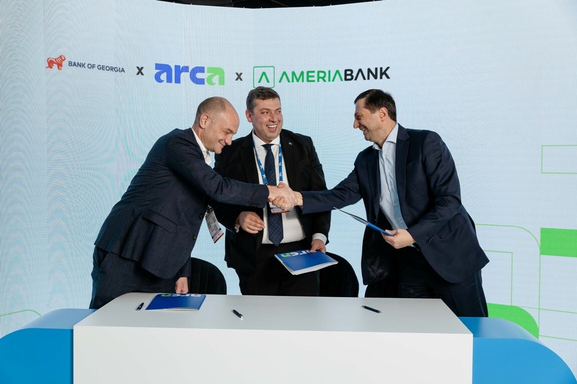 Arca National Payment System, Bank of Georgia and Ameriabank Signed a Memorandum of ...