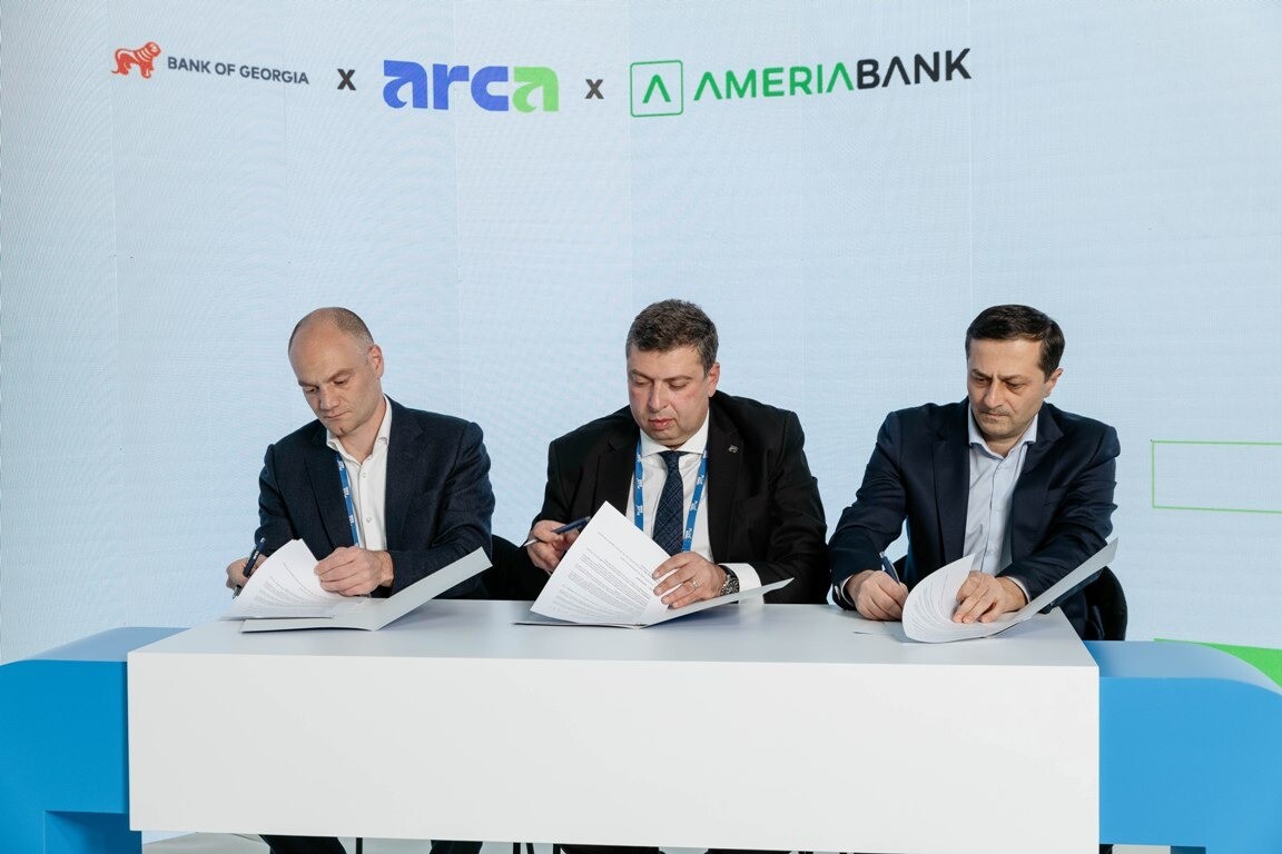 Arca National Payment System, Bank of Georgia and Ameriabank Signed a ...