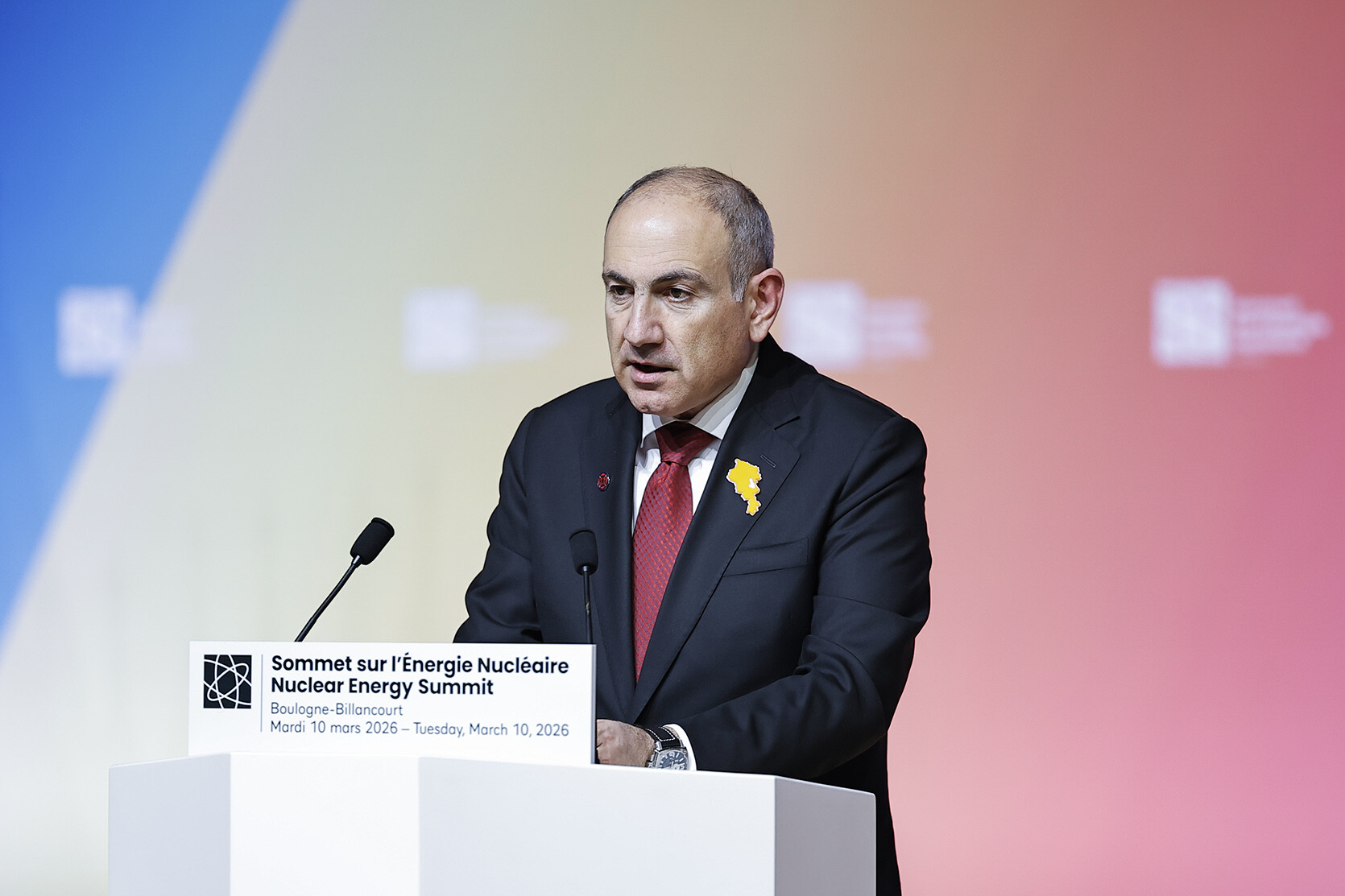 Armenian Prime Minister Nikol Pashinyan's speech at 2026 Nuclear Energy ...