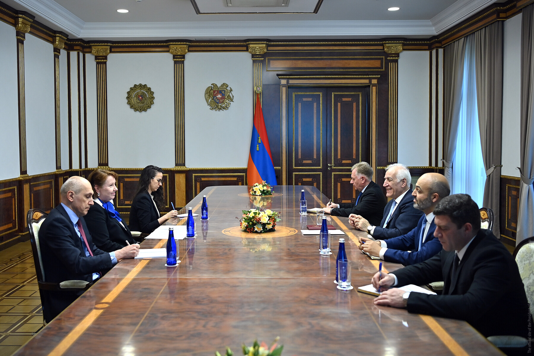 President Khachaturyan receives EUMA's new Head of Mission - ARMENPRESS ...